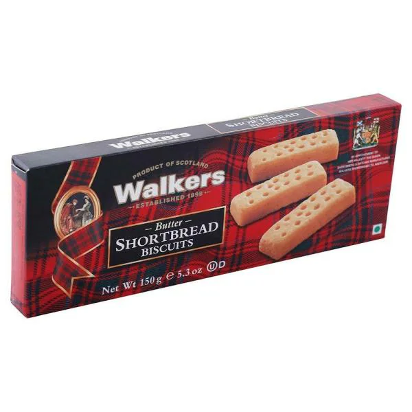 Walkers Fingers Butter Shortbread Biscuits 150 g - JioMart