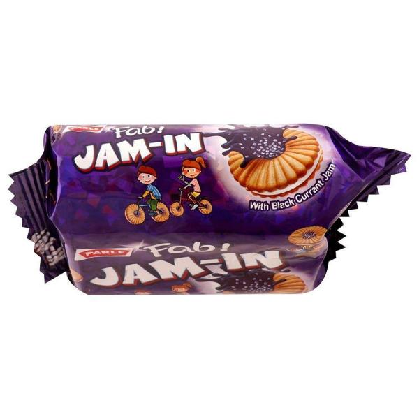 Parle Fab Jam In Black Currant Cream Biscuits 150 g - JioMart