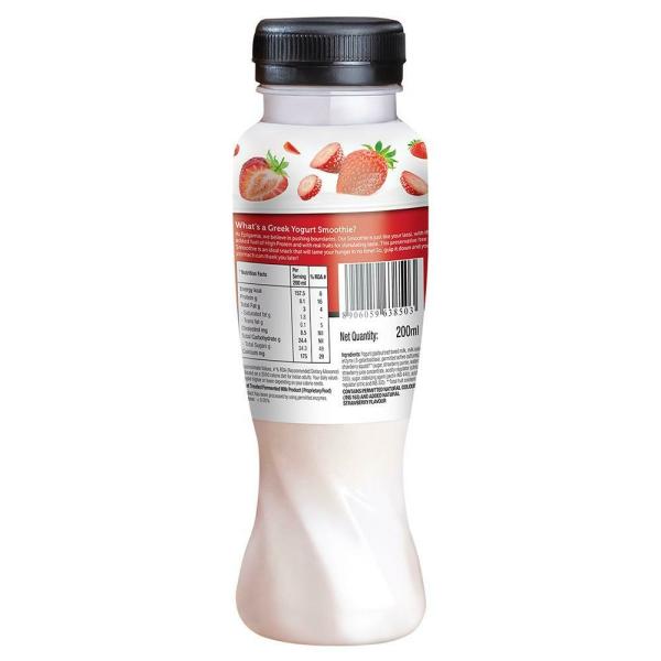 Epigamia Strawberry Greek Yogurt Smoothie 200 ml (Bottle) - JioMart