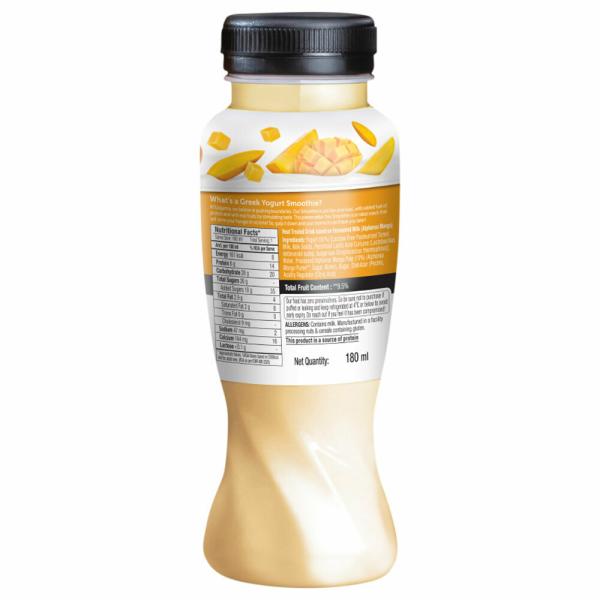 Epigamia Alphonso Mango Greek Yogurt Smoothie 180 ml (Bottle) - JioMart
