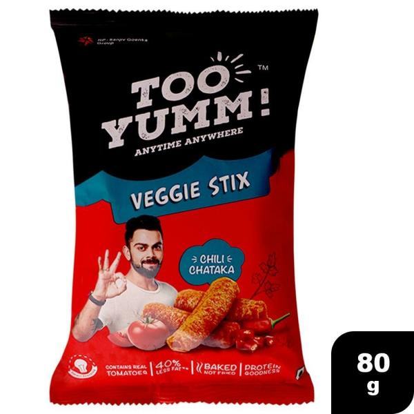 Too Yumm Chili Chataka Veggie Stix 80 g - JioMart