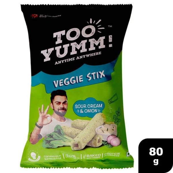 Too Yumm Sour Cream & Onion Veggie Stix 75 g - JioMart
