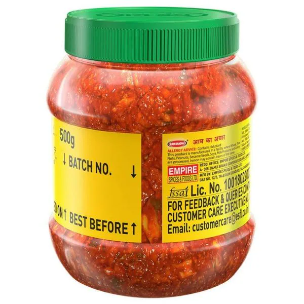 Rambandhu Mango Pickle 500 g - JioMart