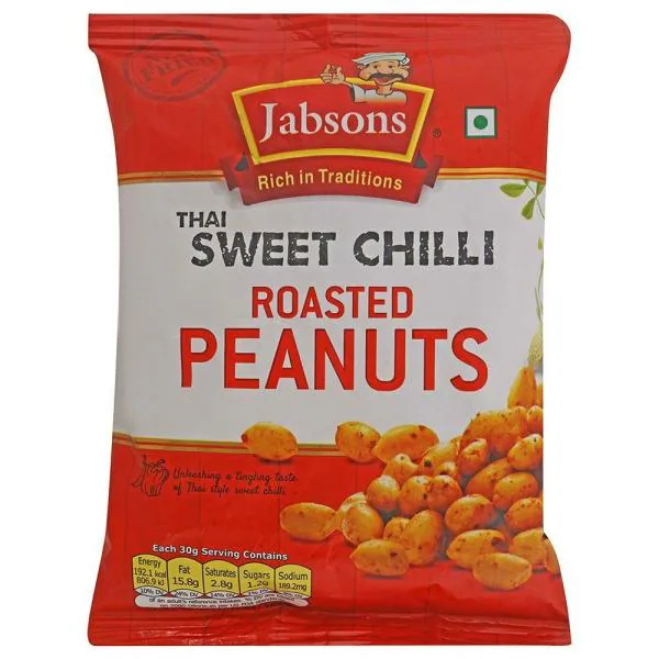 Jabsons Thai Sweet Chilli Roasted Peanuts 140 g - JioMart