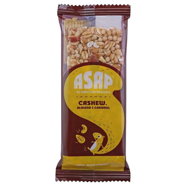 ASAP Almond Cashew & Caramel Cereal Bar 240 g - JioMart