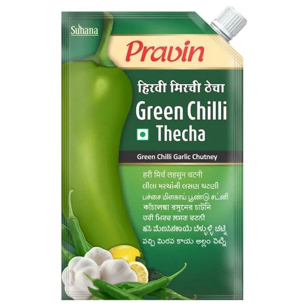 Pravin Green Chilli Thecha 100 g - JioMart