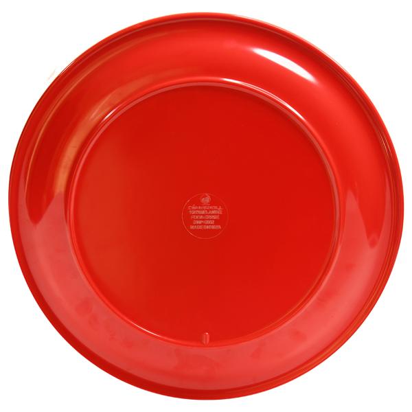 Dinewell Red Round Melamine Dinner Plate 11 inch - JioMart