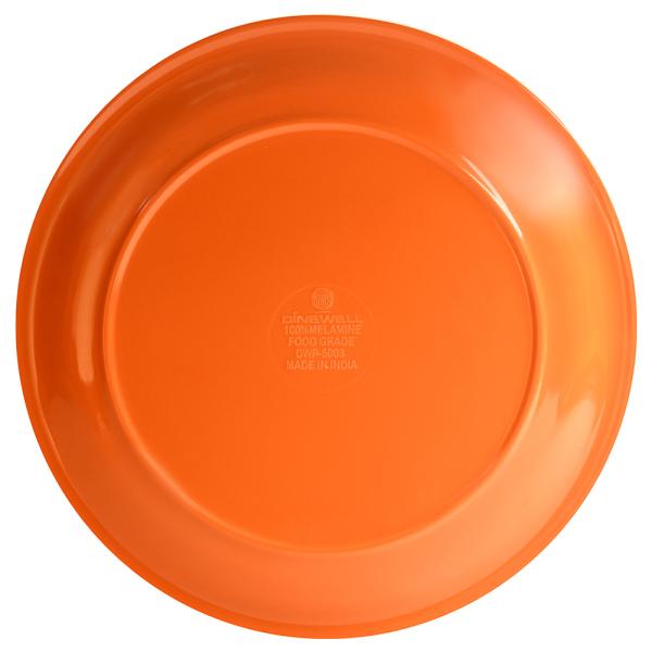 Dinewell Orange Round Melamine Small Plate 7.5 inch - JioMart