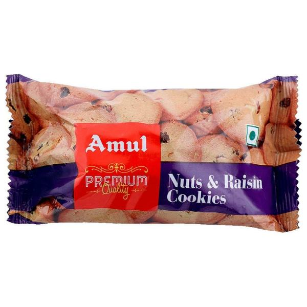 Amul Nuts & Raisin Cookies 50 g - JioMart
