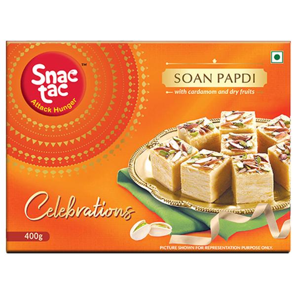 Snactac Celebrations Soan Papdi 400 g - JioMart