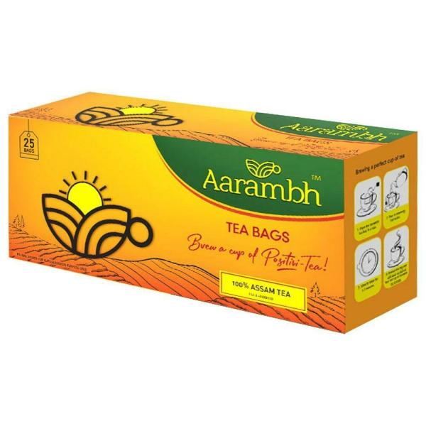 Aarambh 100% Assam Tea Bags 2 g (25 pcs) - JioMart