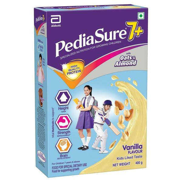 PediaSure 7 Plus Vanilla Drink Powder 400 g - JioMart