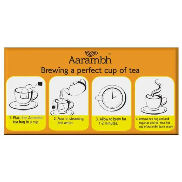 Aarambh CTC Tea Bags 100 pcs (Carton) - JioMart