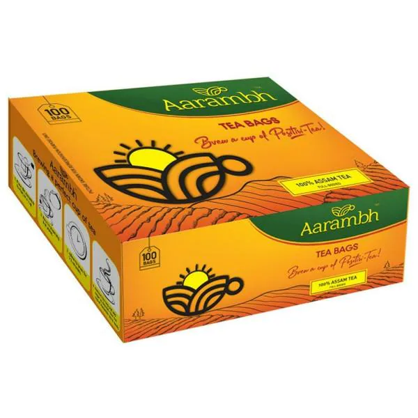 Aarambh CTC Tea Bags 100 pcs (Carton) - JioMart