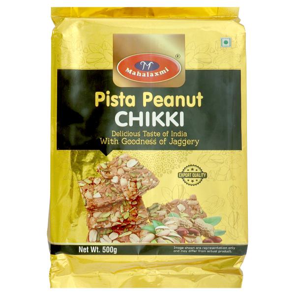 Mahalaxmi Pista Peanut Chikki 500 g - JioMart