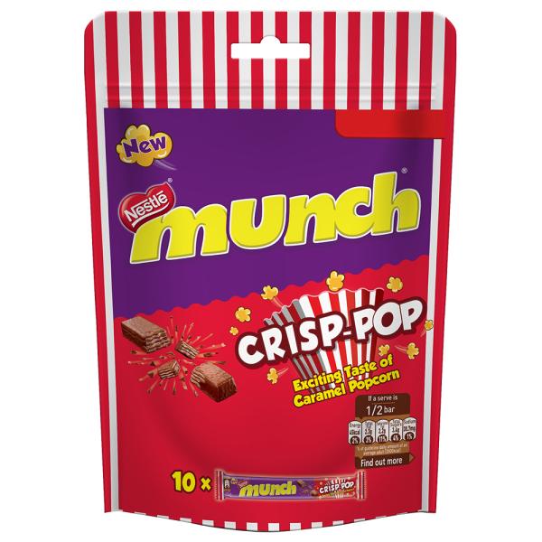 Munch Crisp Pop 201 g (Pack of 10) - JioMart