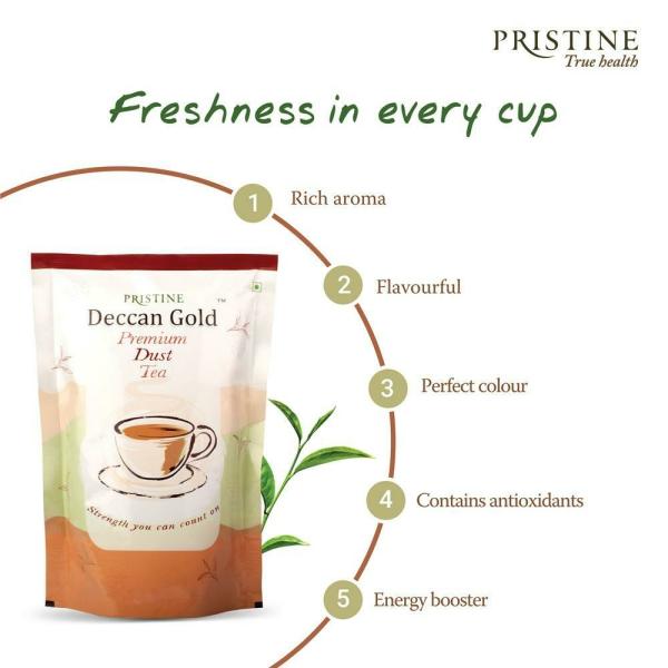 Pristine Deccan Gold Premium Dust Tea 250 g - JioMart