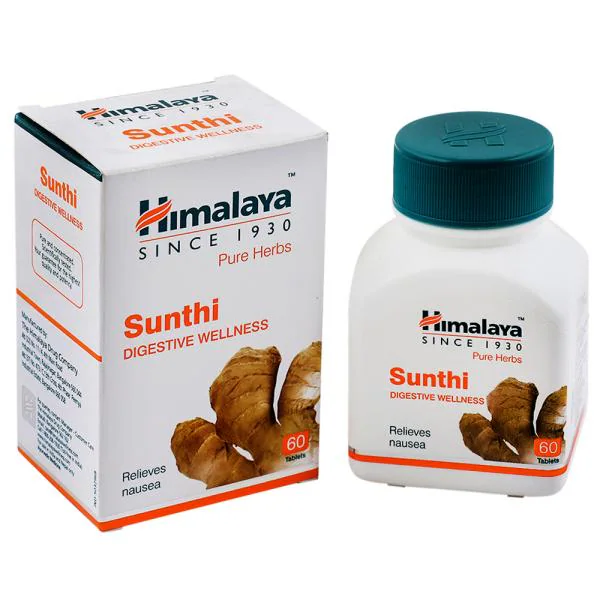 Himalaya Wellness Sunthi 60 Tablets - JioMart