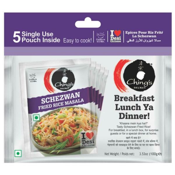 Ching's Secret Schezwan Fried Rice Masala 100 g (5 Sachets) - JioMart