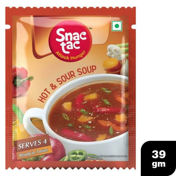 Snac tac Hot & Sour Instant Soup 39 g - JioMart
