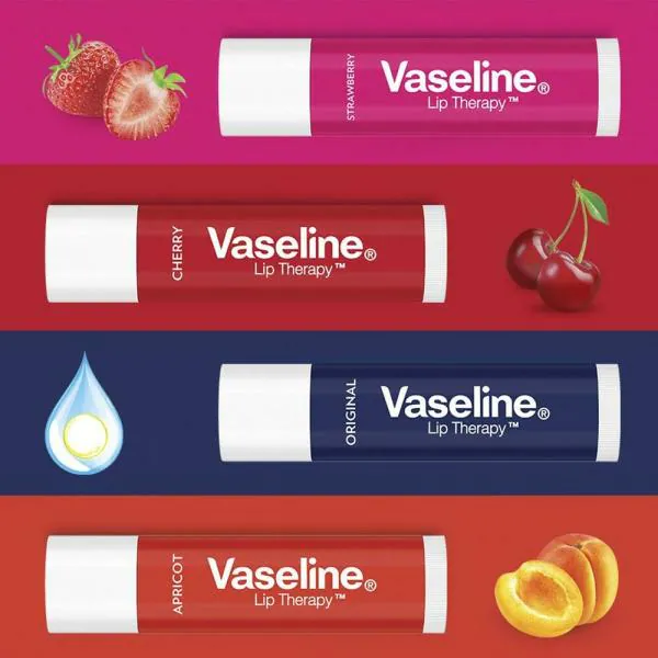 Vaseline Lip Therapy Color & Care Strawberry Lip Balm 4.5 g - JioMart