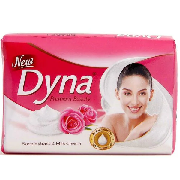 Dyna Premium Rose & Milk Cream Soap 125 g (Pack of 4) - JioMart
