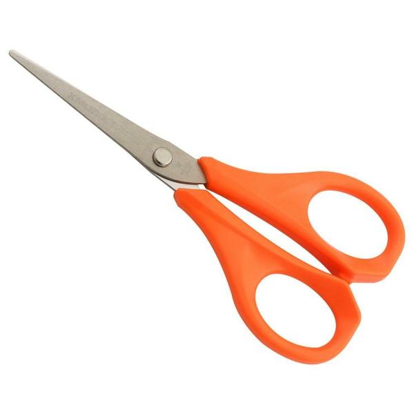Munix Orange Scissors With Safety Cover 128 mm - JioMart