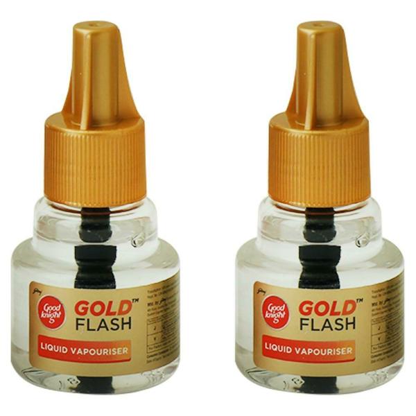 Good Knight Gold Flash Mosquito Repellent Refill 45 ml (Pack of 2 ...