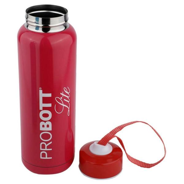 Probott Lite Saliva Pink Single Walled Stainless Steel Water Bottle 800 ...