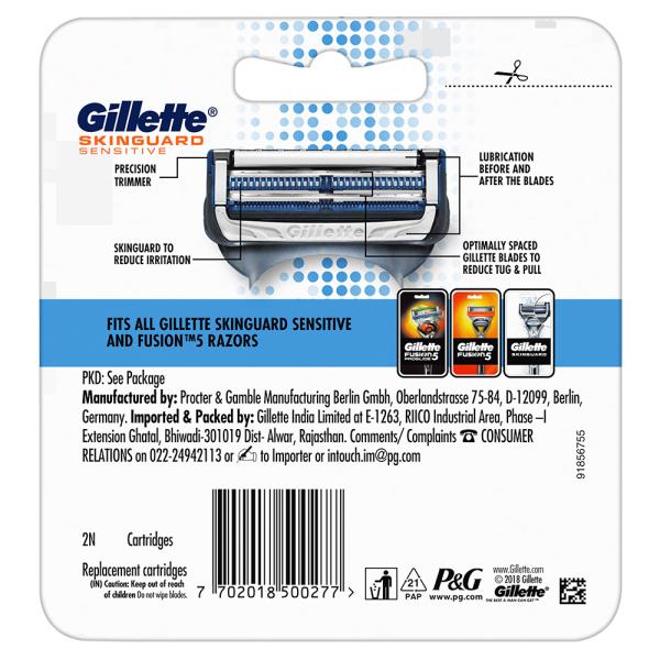 Gillette Skinguard Cartridge 2 pcs - JioMart