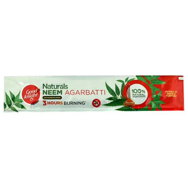 Good Knight Naturals Neem Agarbatti 10 pcs - JioMart