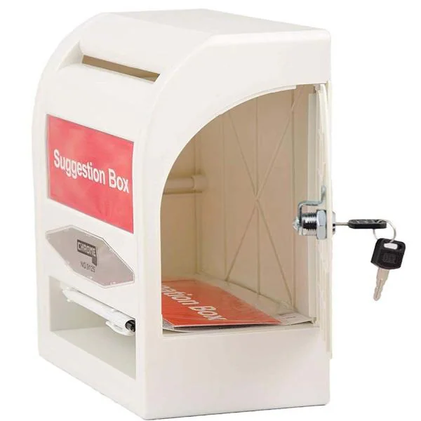 Chrome Plastic White Suggestion Box - JioMart