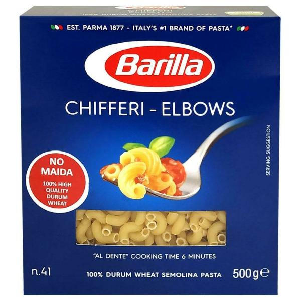 Barilla Durum Chifferi Elbow Pasta 500 g - JioMart