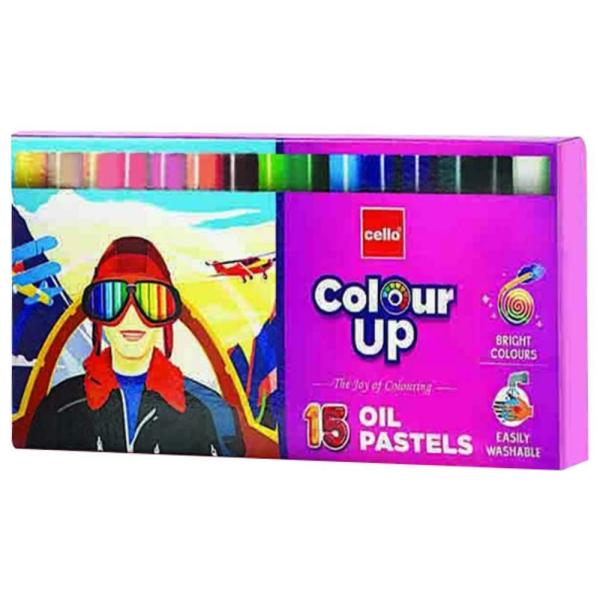 Bic Cello Colour Up Oil Pastels (15 Shades) - JioMart