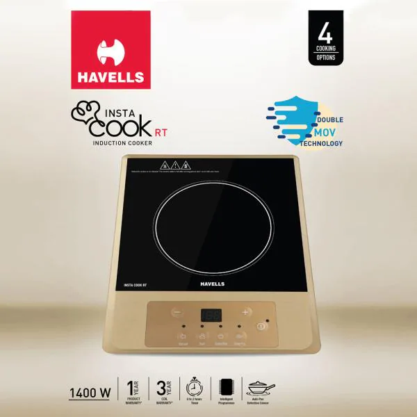 Havells Insta Cook Induction RT Cooktop 1400 W - JioMart