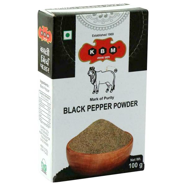 KBM Gai Chaap Black Pepper Powder 100 g - JioMart