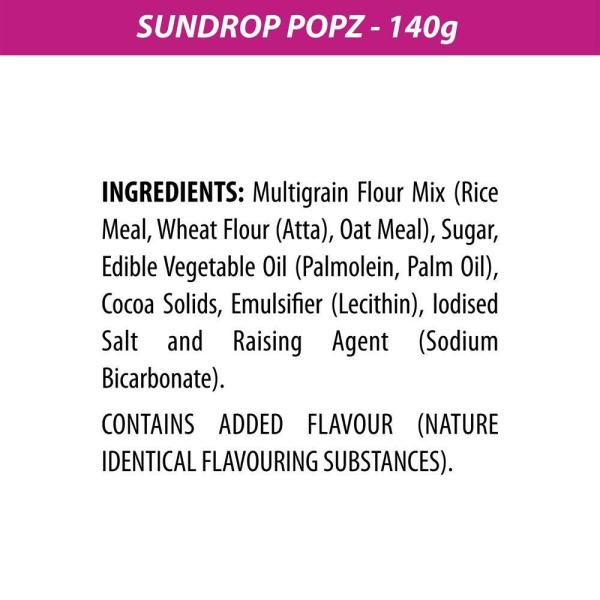 Sundrop Chocolatey Crunch Popz 140 g - JioMart