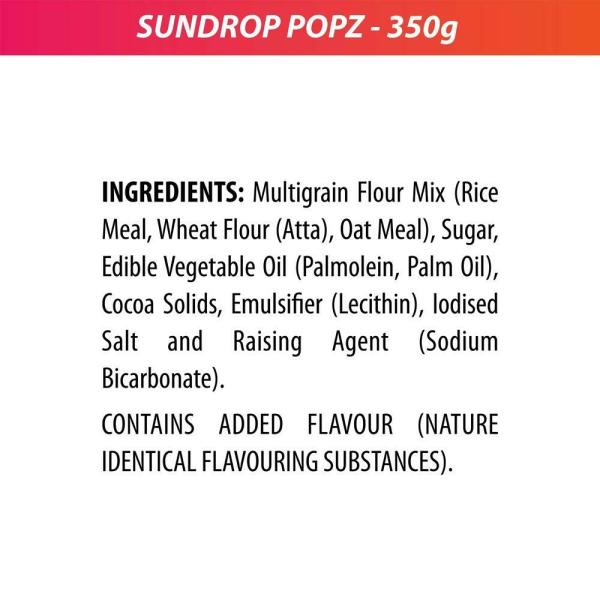 Sundrop Chocolatey Crunch Popz with Container 350 g - JioMart