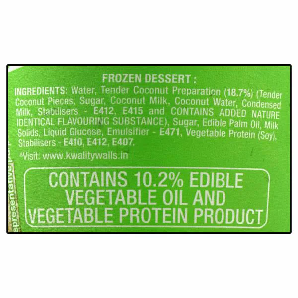 Kwality Wall's Soft At Heart Tender Coconut Ice Cream 500 ml (Tub ...