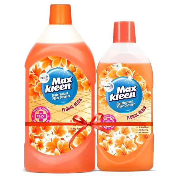 MaxKleen Floral Bliss Disinfectant Floor Cleaner 975 ml (Get 1 500 ml ...