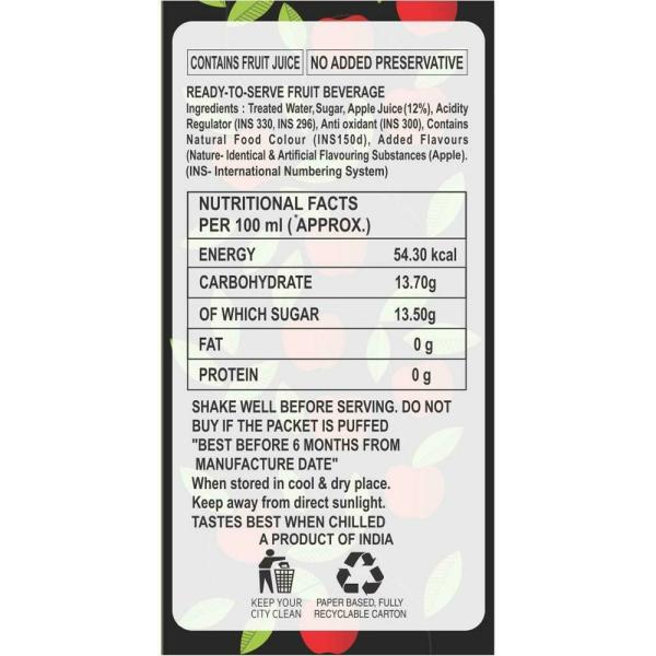 Star Frustar Apple Fruit Drink 160 ml - JioMart