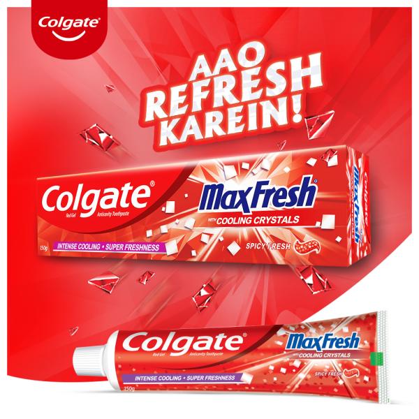 Colgate Max Fresh Spicy Fresh Anticavity Toothpaste 150 g (Pack of 3 ...