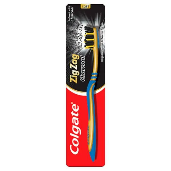 Colgate Zig Zag Charcoal (Soft) Toothbrush - JioMart