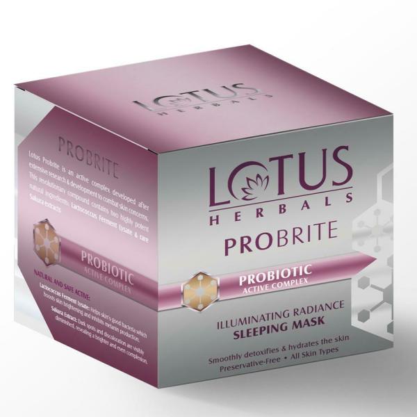 Lotus Pro Brite Illuminating Radiance Sleeping Mask 50 g - JioMart