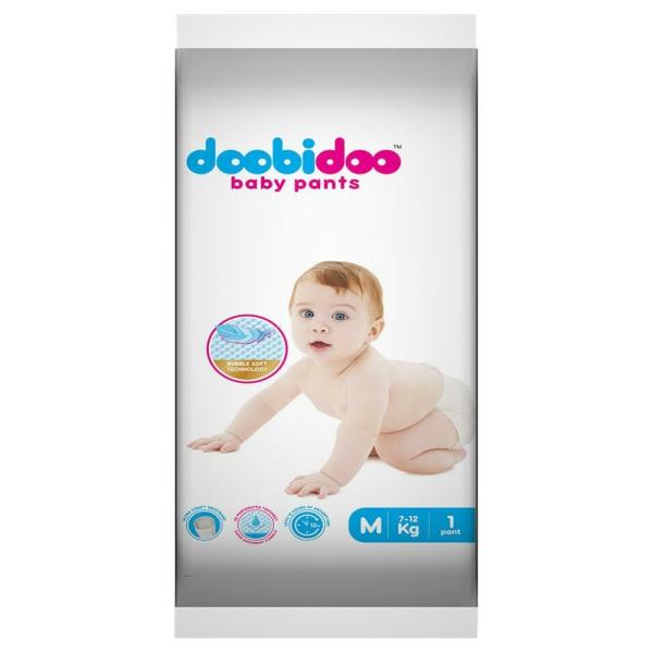 Doobidoo Baby Pants (M) 1 count (7 - 12 kg) - JioMart