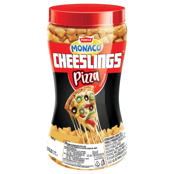 Parle Monaco Cheeslings Pizza Flavoured Biscuits 150 g - JioMart