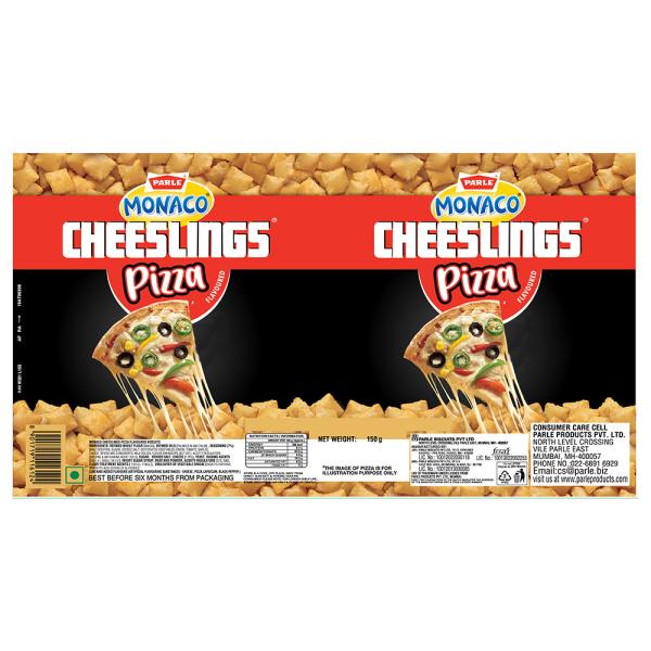Parle Monaco Cheeslings Pizza Flavoured Biscuits 150 g - JioMart