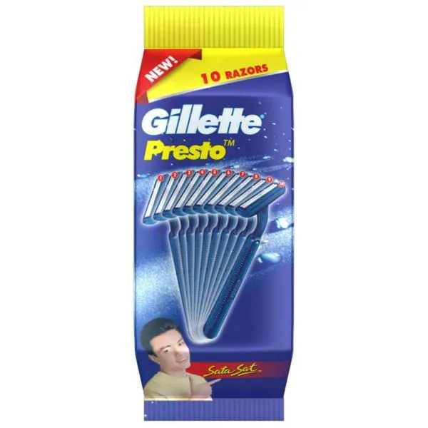 Gillette Presto Disposable Razor 10 pcs - JioMart