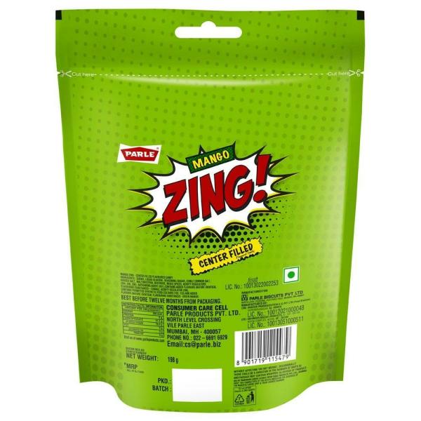 Parle Center Filled Zing Mango Candy 198 g - JioMart