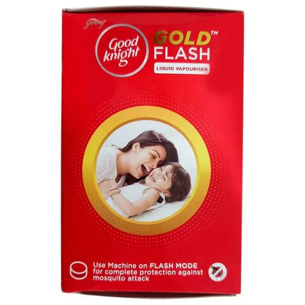 Good Knight Gold Flash Mosquito Repellent Machine + Refill 45 ml (Pack ...